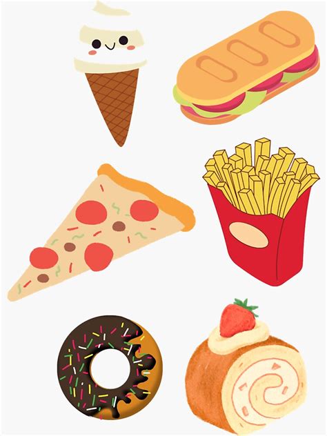 Mn State Fair Foods Pack Sticker For Sale By Mcdlboutiques Redbubble