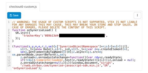 Integration For Stores Using Store Framework Synerise Hub