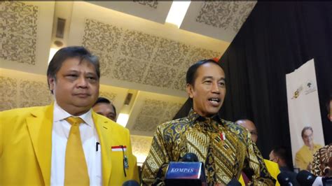 Jokowi Ikuti Malam Puncak Hut Golkar Sampai Selesai Pak Airlangga Istimewa