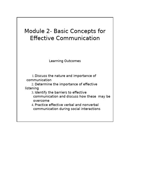 Module 2 1ab Philo Pdf Communication Nonverbal Communication