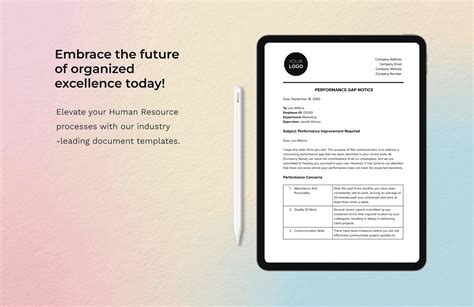 Performance Gap Notice HR Template In Word PDF Google Docs Download Template Net