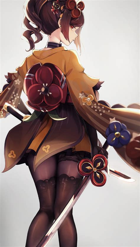 Chiori Genshin Impact Drawn By Ura Hamburg Oniku Danbooru