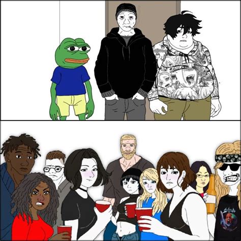 Wojaks Party в 2023 г Смешные карикатуры Веселые мемы Смешные мемы