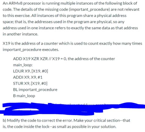 An Armv8 Processor Is Running Multiple Instances Of