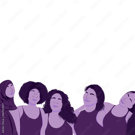 Ilustración del 8 de Marzo Dia Internacional de la Mujer Ilustración