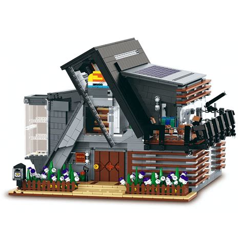 The Lambda House A Modern Architectural Marvel 3832 Pcs Bav Brick