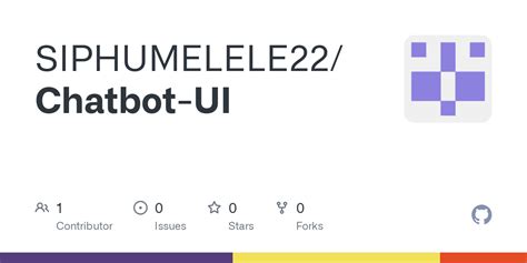 Github Siphumelele22chatbot Ui