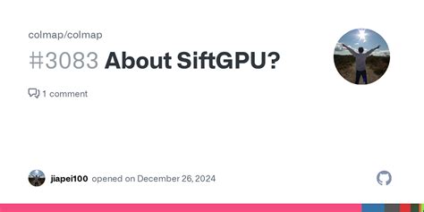 About SiftGPU Issue 3083 Colmap Colmap GitHub