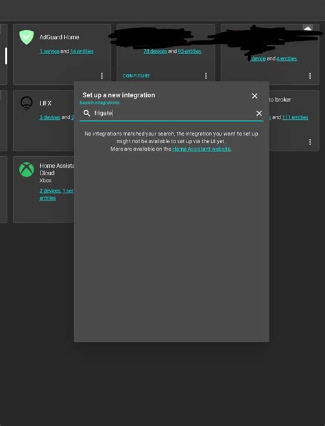 After Adding Through Hacs Not Seeing Frigate As Option In