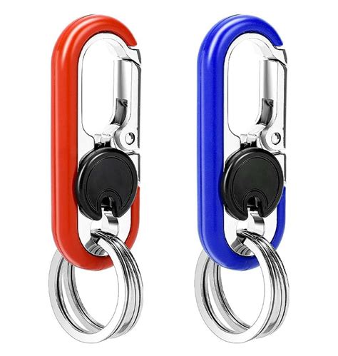 Kalione 남성용 자동차 키 체인 자동차 키용 튼튼한 키 체인 스테인리스 스틸 자동차 키체인 남성용 티몬