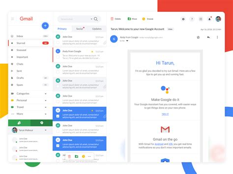 Gmail Ui Redesign Concept Mathias Morelle Vrogue