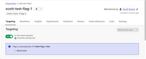 Dependent Feature Flags