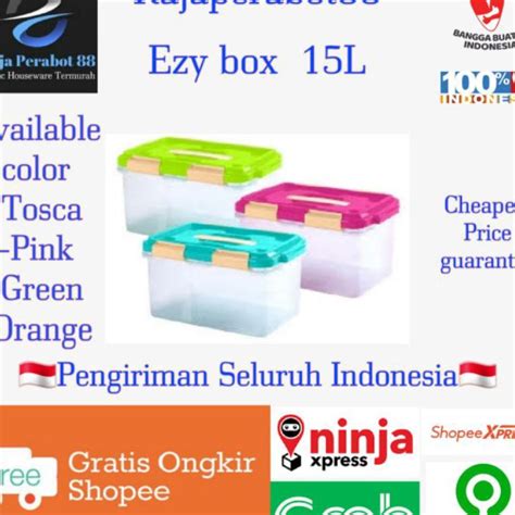 Jual New Ezy Box Cb15 Platinum Box Biggy Food Container Serbaguna Mini