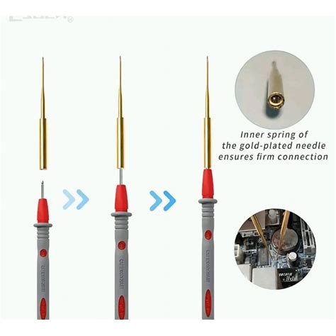 Jual Sambungan Jarum Probe Multimeter Jarum Probe Multimeter Lancip