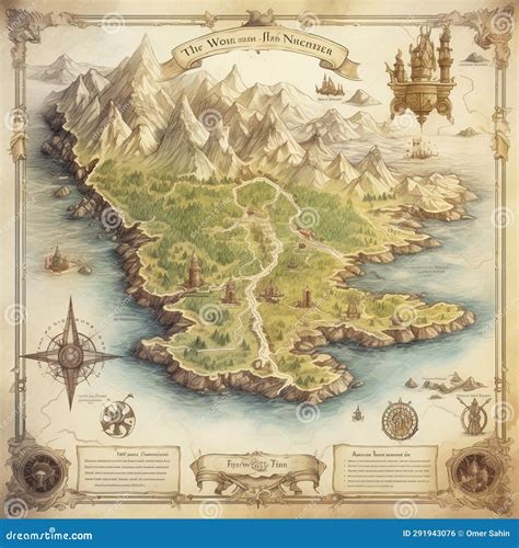 Journey S Blueprint Tracing Tales Of Exploration Stock Photo Image Of Extraordinary Ruins