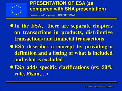 Ppt Revision Of Esa 95 Joint Unece Oecd Eurostat Meeting On National Accounts Geneva