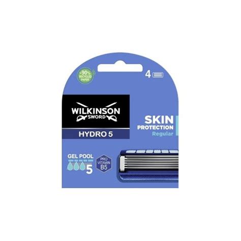 Lames De Rasoir Wilkinson Hydro 5 Regular Skin Protection 4 Recharges