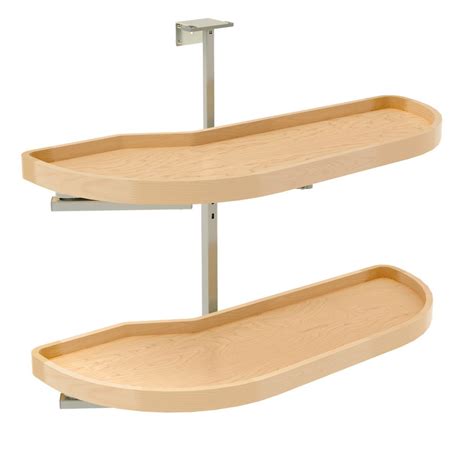 REV A SHELF INC Two Tier Wood Classic Girasolo For Left Blind Corner Maple Rev A Shelf