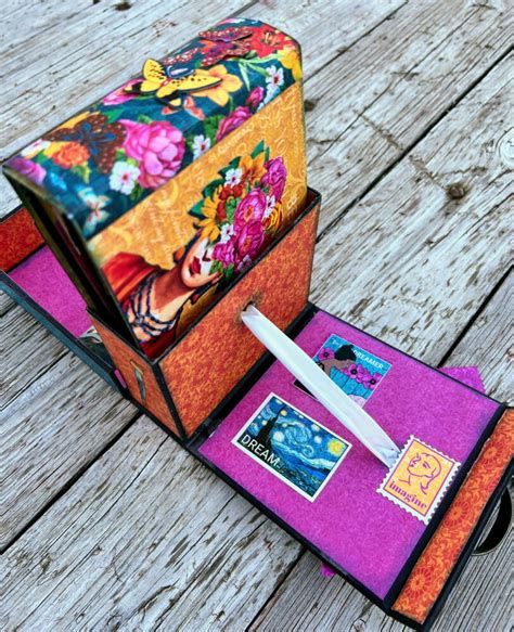 Crafting Magic How To Create A Pop Up Box With A DIY Album Graphic Papers