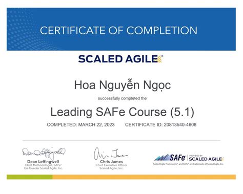 Hoa Ngoc Nguyen On Linkedin Registeredscrum Agileeducation Scrum Agile Scaledagile 2024ready