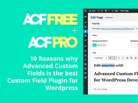 Reasons Why Advanced Custom Fields Is The Best Custom Field Plugin For Wordpress DJ