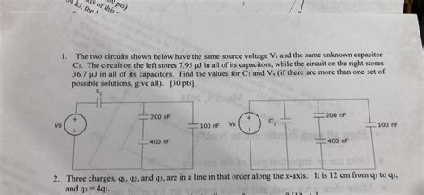 Solved The Two Circuits Shown Below Have The Same Source