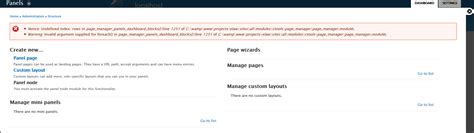 Recieving Error Fatal Error Class Panels Renderer Standard Not