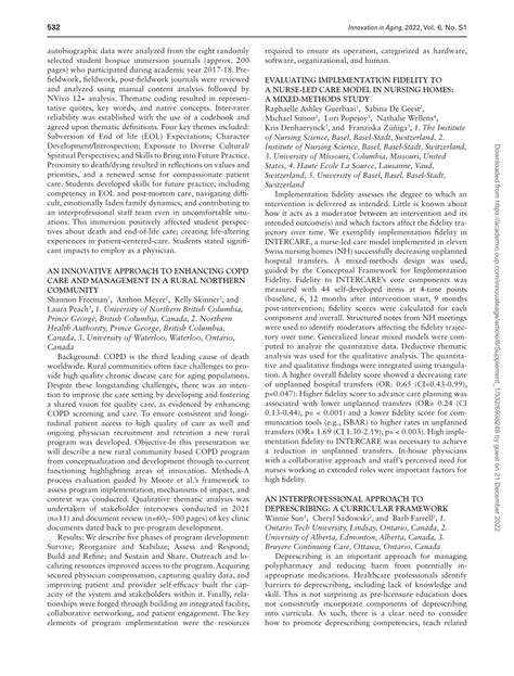 Pdf Evaluating Implementation Fidelity To A Nurse Led Care Model In Nursing Homes A Mixed