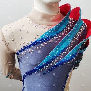 Stunning Figure Skating Costume Acro Costume Roller Skating Show