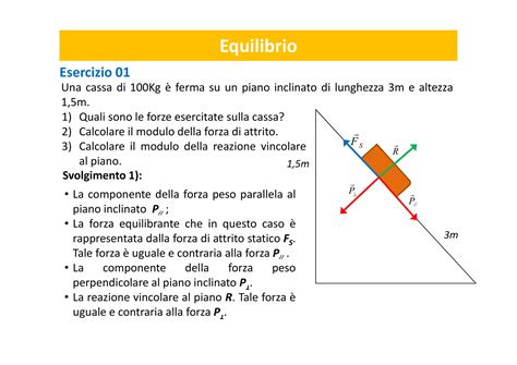 Equilibrio Sul Piano Inclinato [s Caltabiano] Pdf