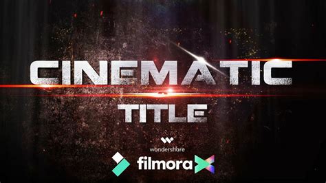 Create Amazing Cinematic Title Intro In Filmora X Ab Planet Buymeacoffee