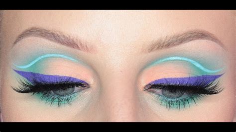 Neon Graphic Liner Look Beccaboo Youtube