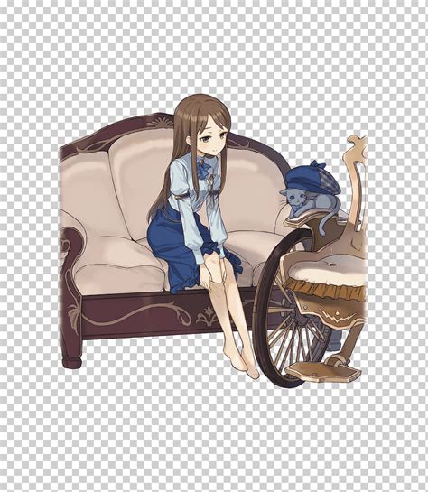 Silla Sentado De Dibujos Animados Silla Mueble Anime Remoto Png The