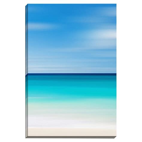 Bashian Home Carribean Stripes By Katherine Gendreau Photographic Print