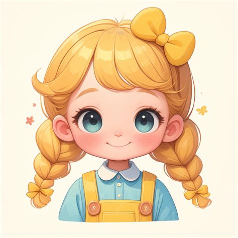 Uma Menina Alemã Celebra O Dia Da Criança Ao Estilo De Desenhos