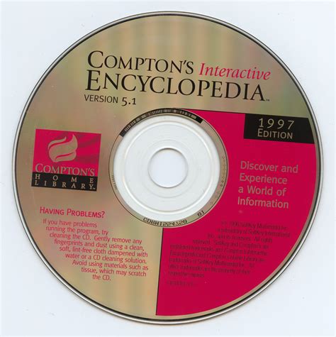Comptons Interactive Encyclopedia Version 51 1997 Edition Softkey