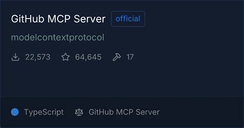 Schema | GitHub MCP Server | Glama