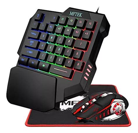 Kit De Teclado Y Mouse Mftek Mftek Teclado Blue Mercadolibre