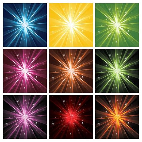 輝く星の背景 Starburst Vector Backgrounds Ai Eps イラストレーター