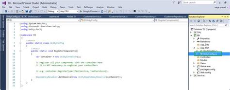 How To Implement Dependency Injection In Mvc Project