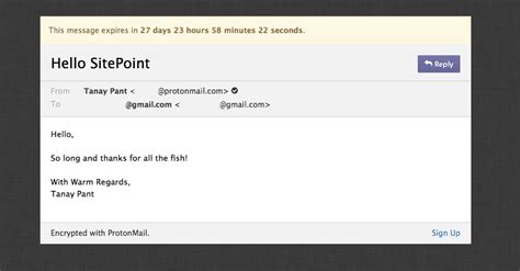 sending secure encrypted email with protonmail — sitepoint