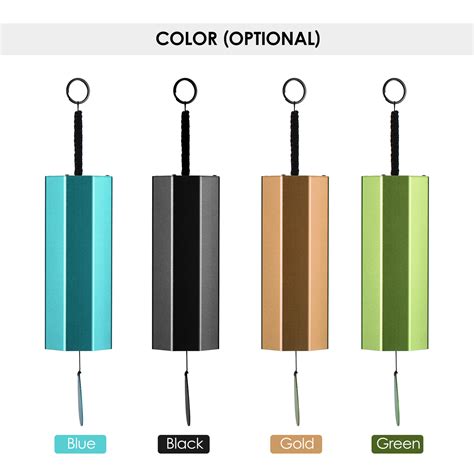 Metal Wind Chimes Meditation Chord Windchime Windbell For Outdoor