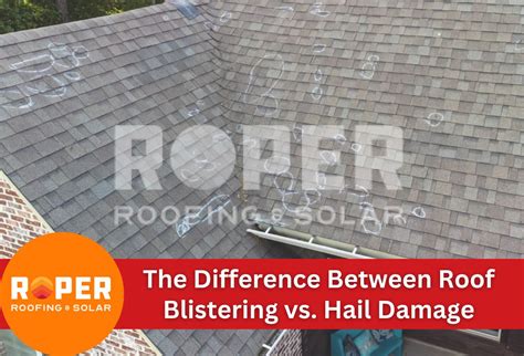 Roof Blistering Vs Hail Damage How To Identify The Difference On Your Roof