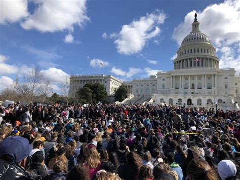 Students Protesting For Gun Control Laws Outside Capitol Hill March 14