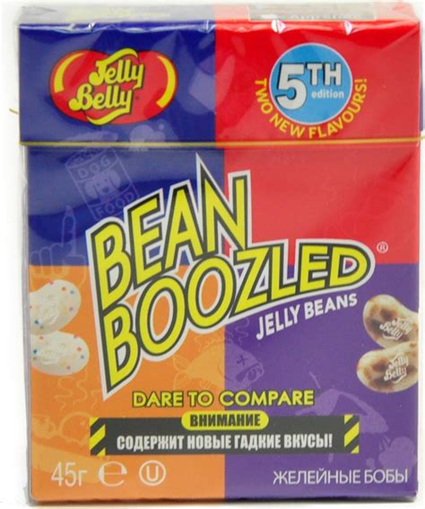 Конфеты Jelly Belly Bean Boozled с разными вкусами 5 версия, 45 гр ...