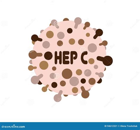 Hepatitic C Virus Stock Vector Illustration Of Hepatic 94612321