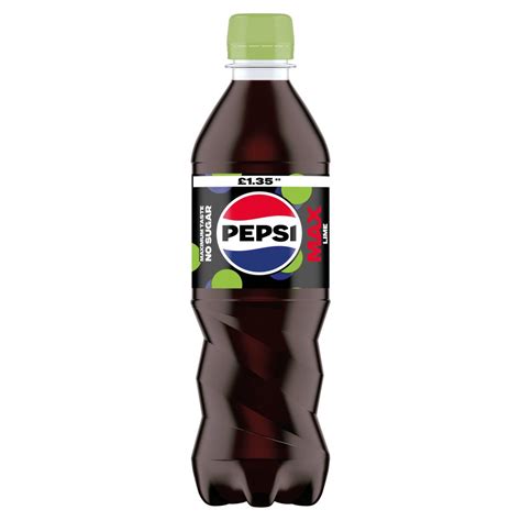 Pepsi Max Lime No Sugar Cola Bottle Pmp 500ml Bb Foodservice