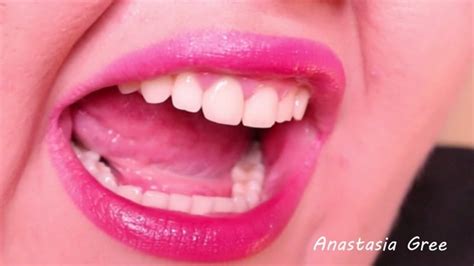 Anastasia Gree Natural Sharp Teeth Chewing Gummy Bear Handpicked Jerk Off Instruction Joi