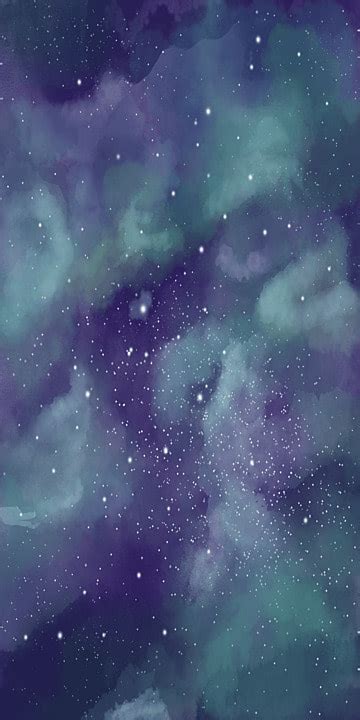 푸른 수채화 우주 별이 빛나는 배경 배경 화면 및 일러스트 무료 다운로드 Pngtree