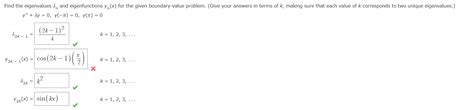 find the eigenvalues λn and eigenfunctions yn x for